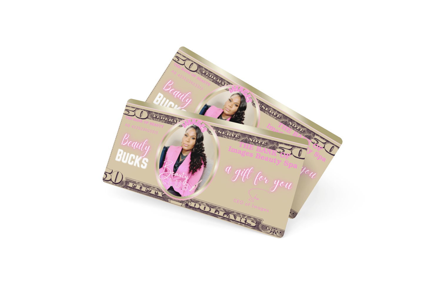 $50 Beauty Bucks Canva Template - Payhip