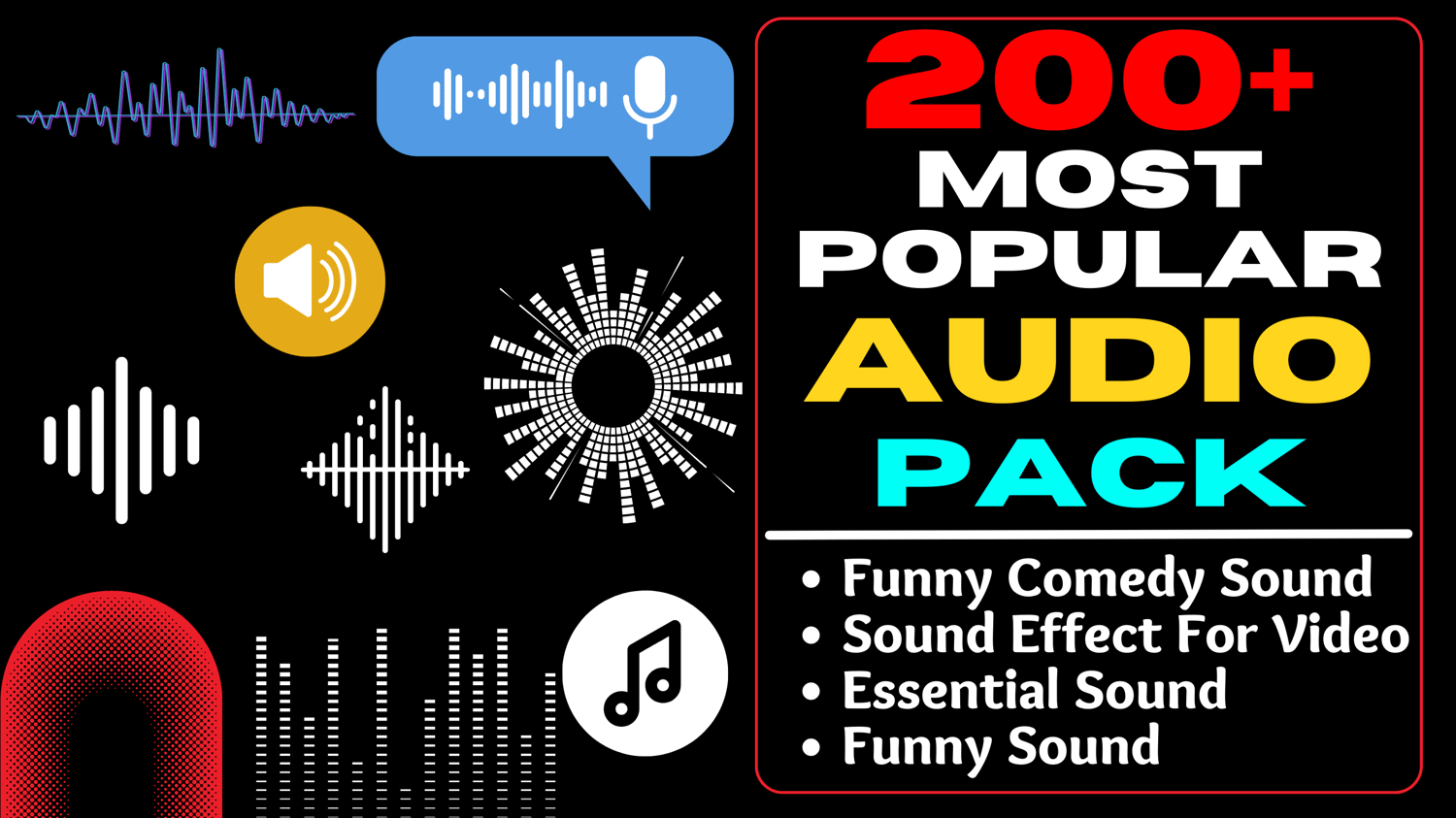 200 most popular sound pack, This collection of high-quality audio ...
