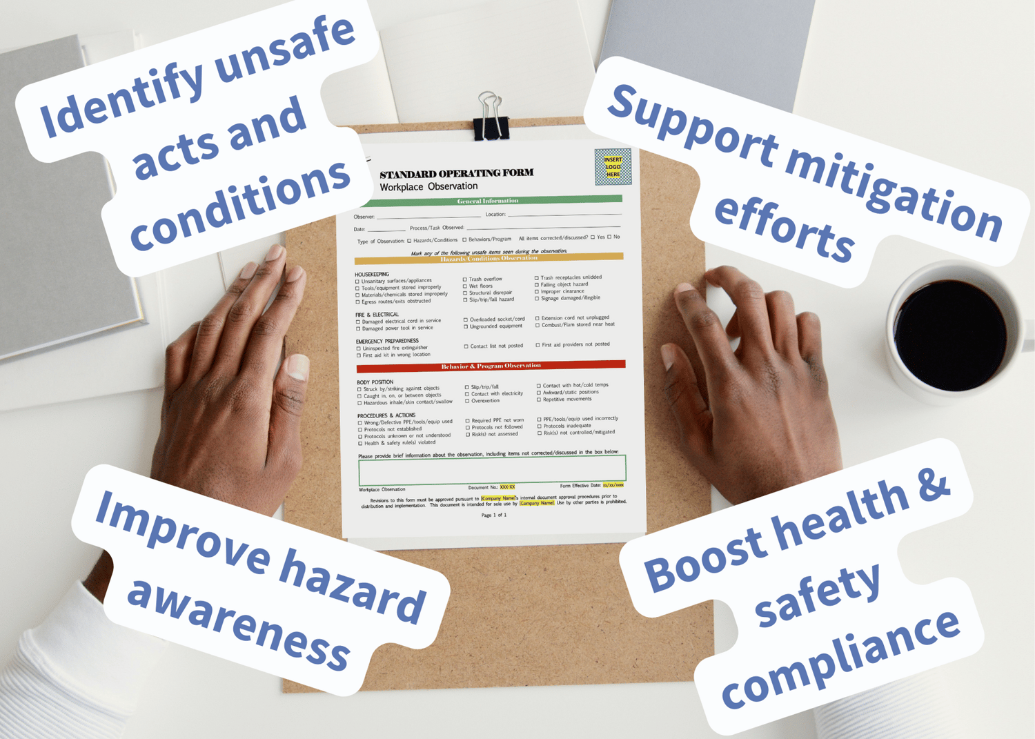 Workplace Observation Form | Hazard Recognition and Awareness