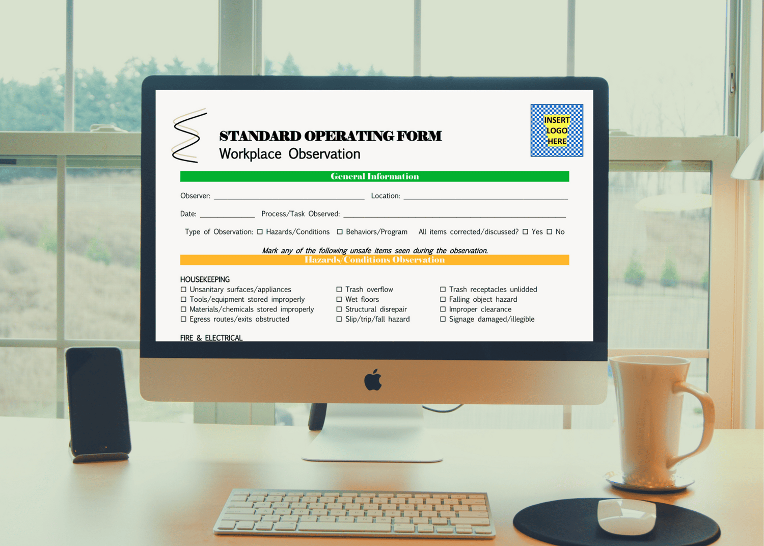 Workplace Observation Form | Hazard Recognition and Awareness