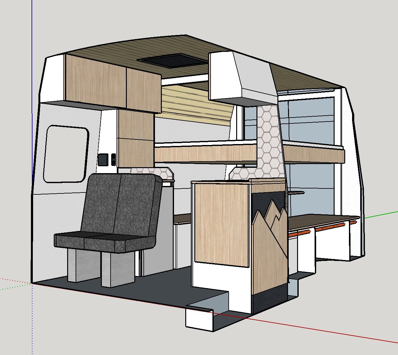 The Benzson - Complete van layout design file - Payhip