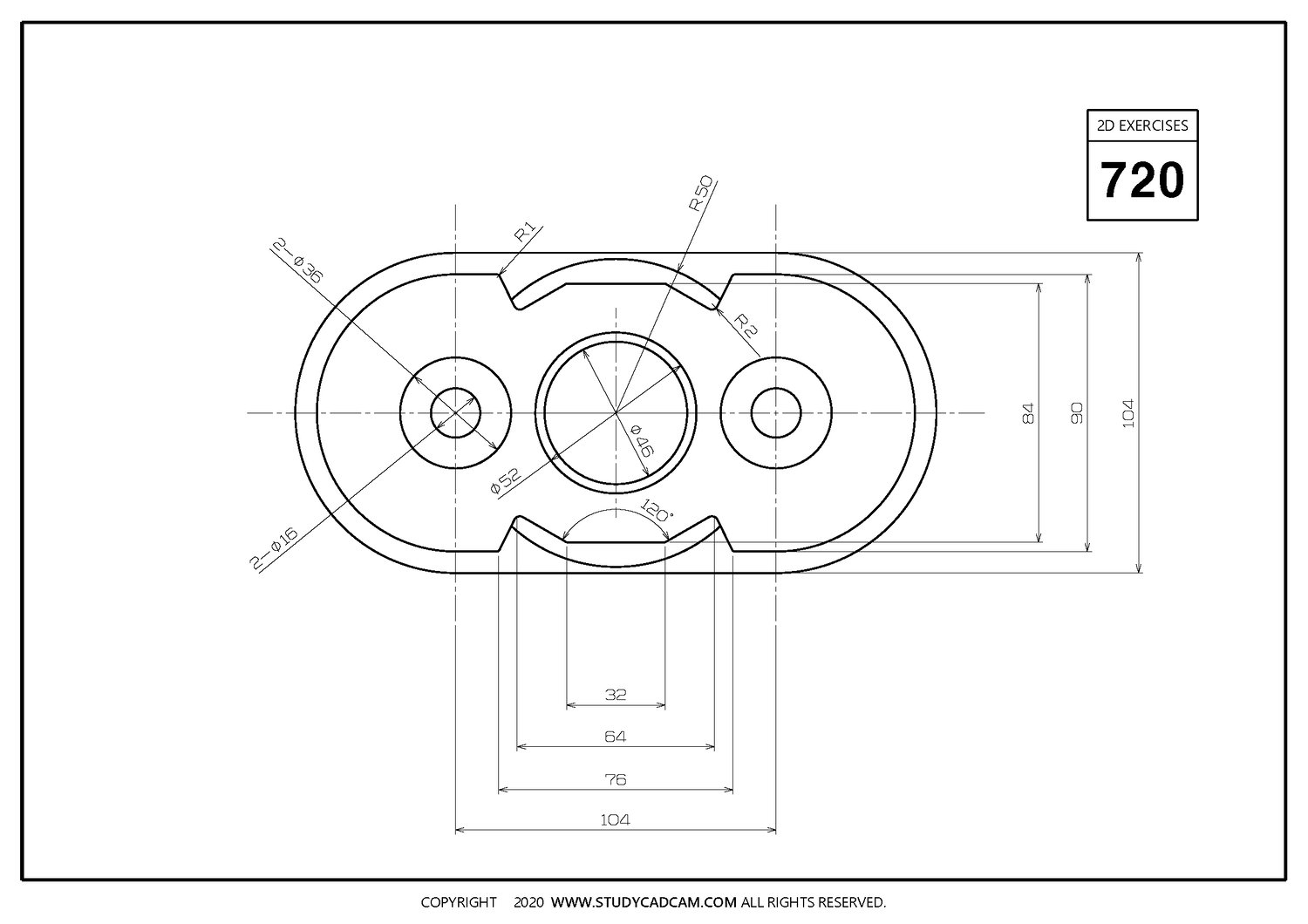 STUDYCADCAM 2D CAD EXERCISES 720 (PDF) - Payhip