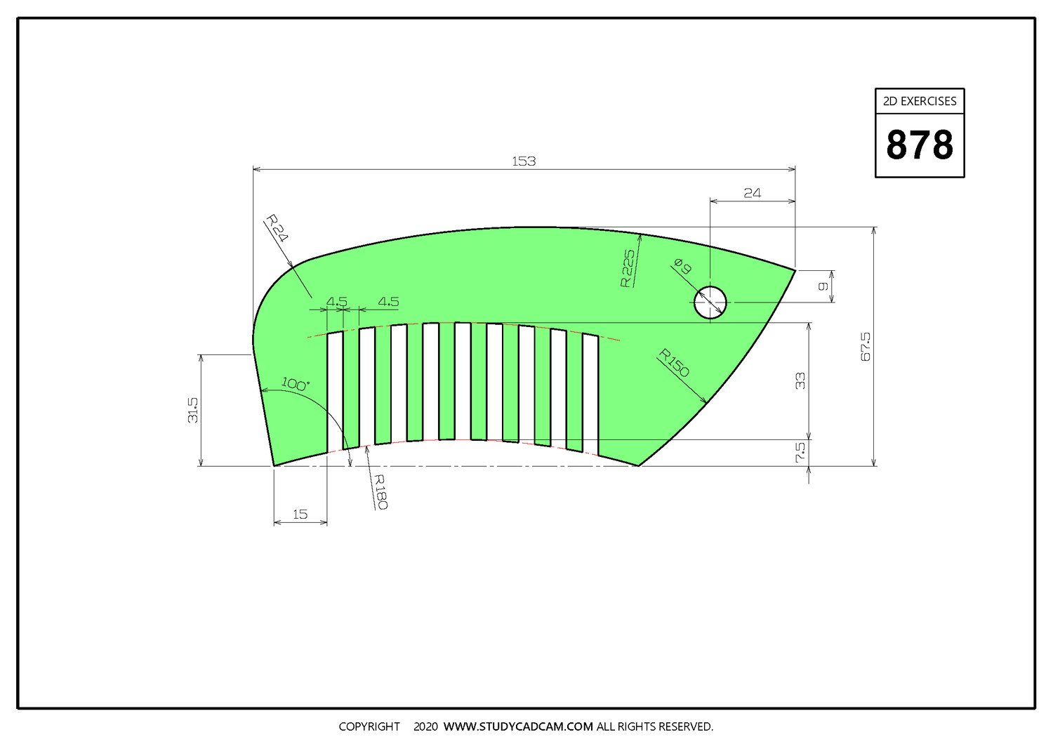 STUDYCADCAM 2D CAD EXERCISES 878 (PDF) - Payhip