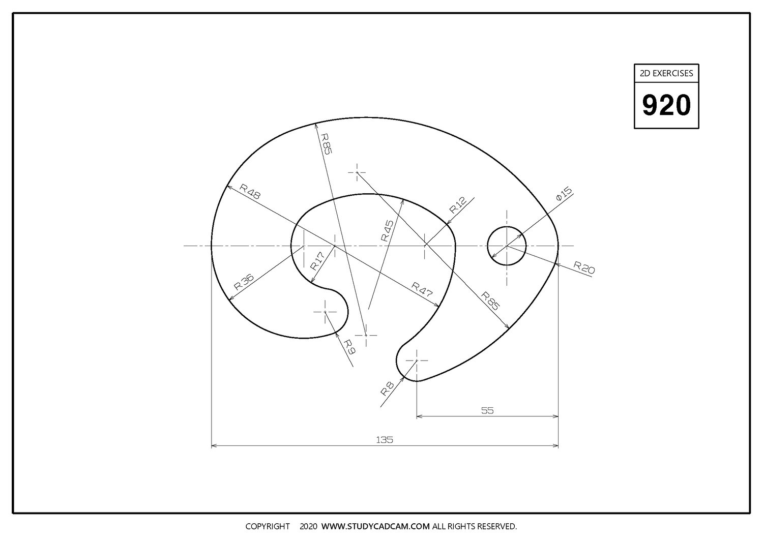 STUDYCADCAM 2D CAD EXERCISES 920 (PDF) - Payhip
