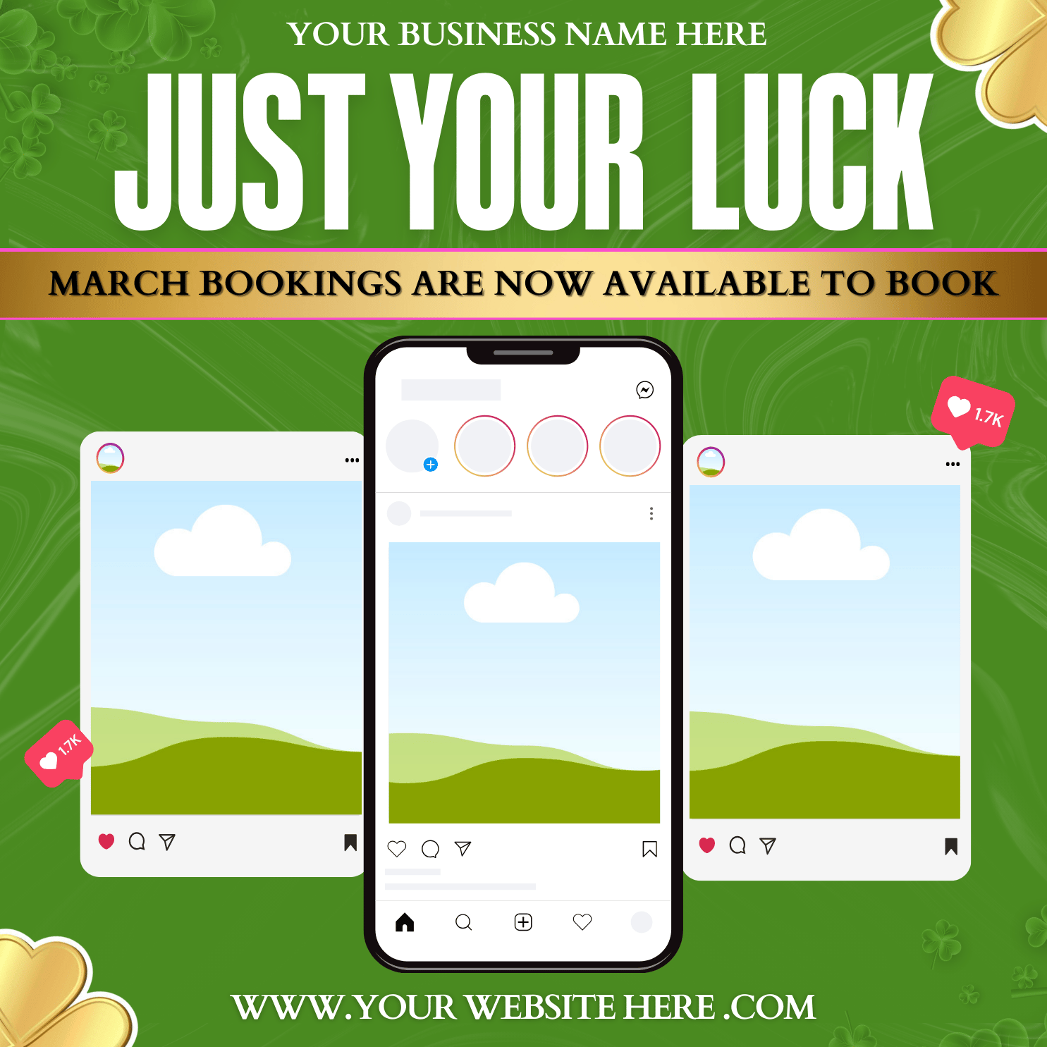 Just Your Luck Booking Flyer - Payhip