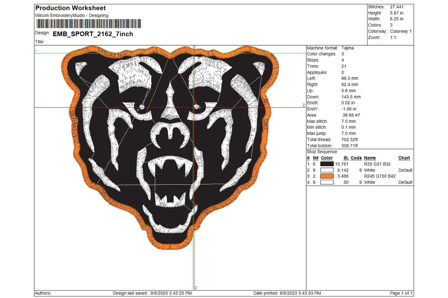 Mercer Bears Ncaa Mascot Logo Embroidery, NCAA Mercer Bears Logo ...
