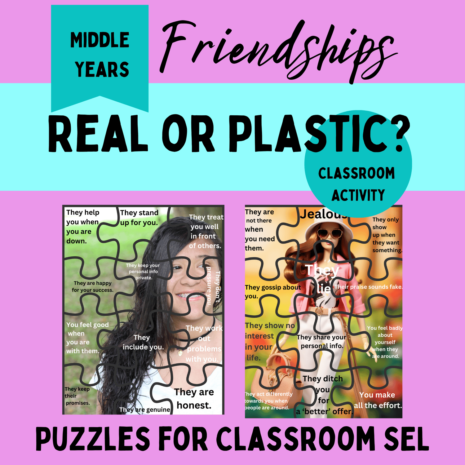 Friendship SEL Real Friend or Plastic Friend ? - Payhip
