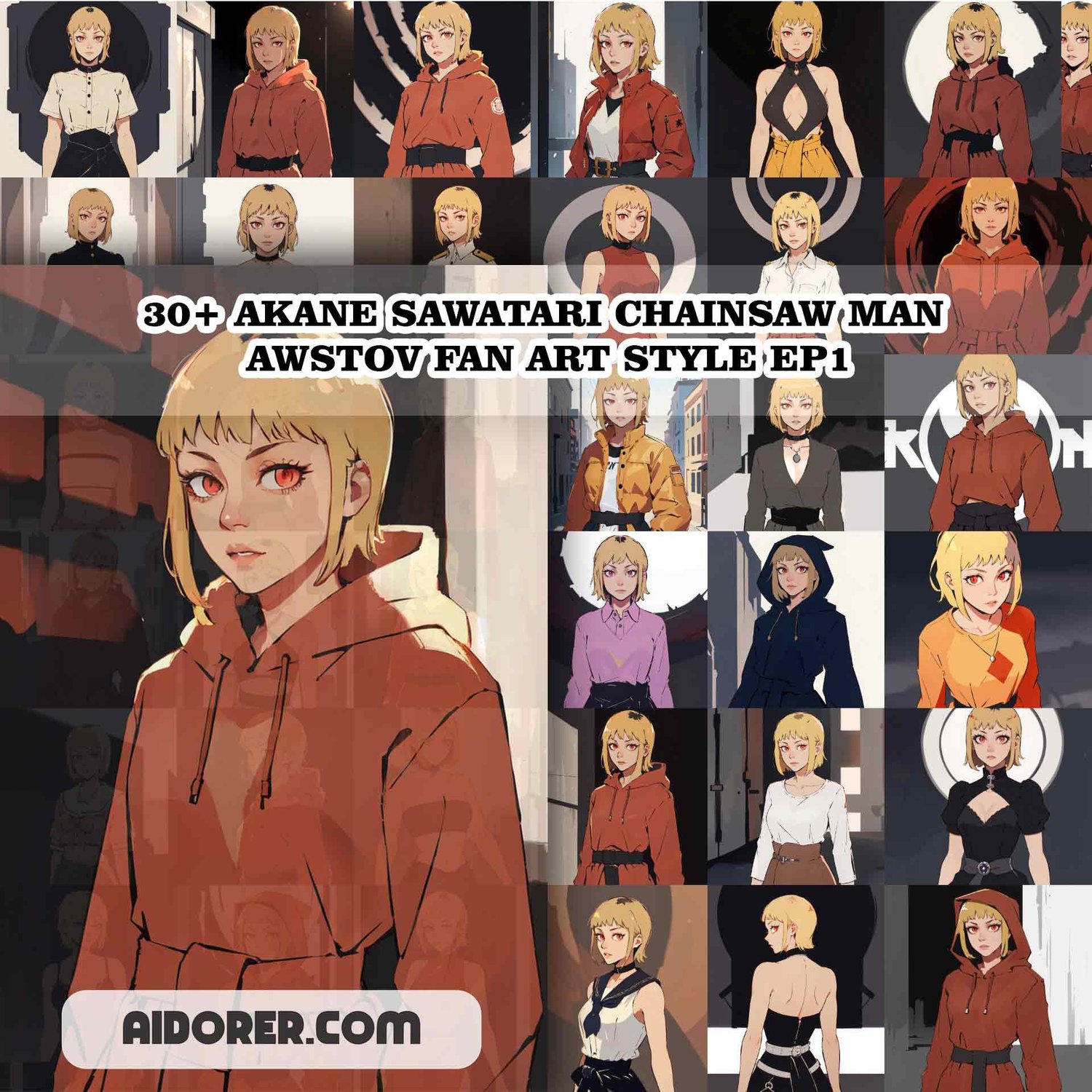 30 AKANE SAWATARI CHAINSAW MAN AWSTOV FAN ART STYLE EP1 - Payhip