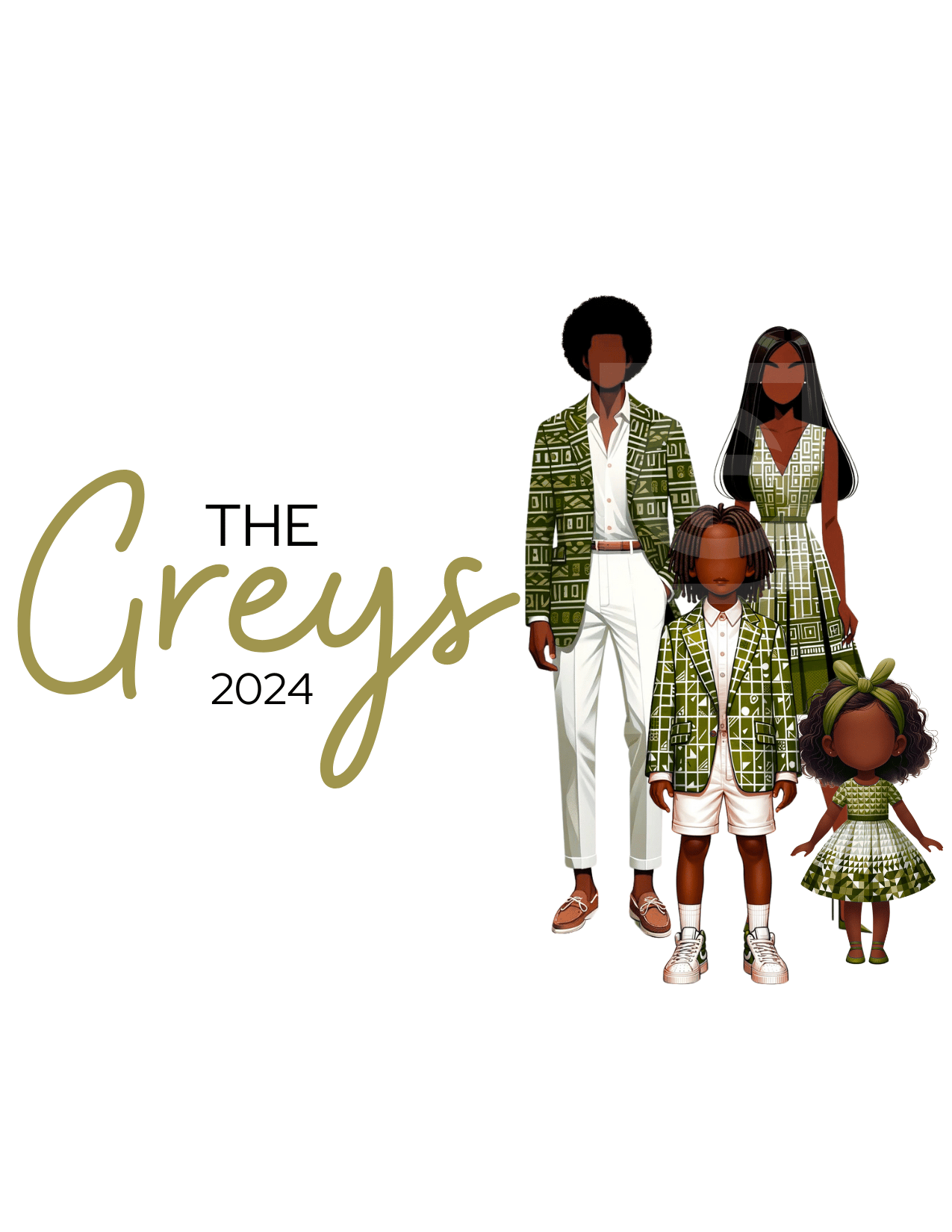 Bespoke Family Avatars - Customizable Digital Print - Perfect Mother’s ...