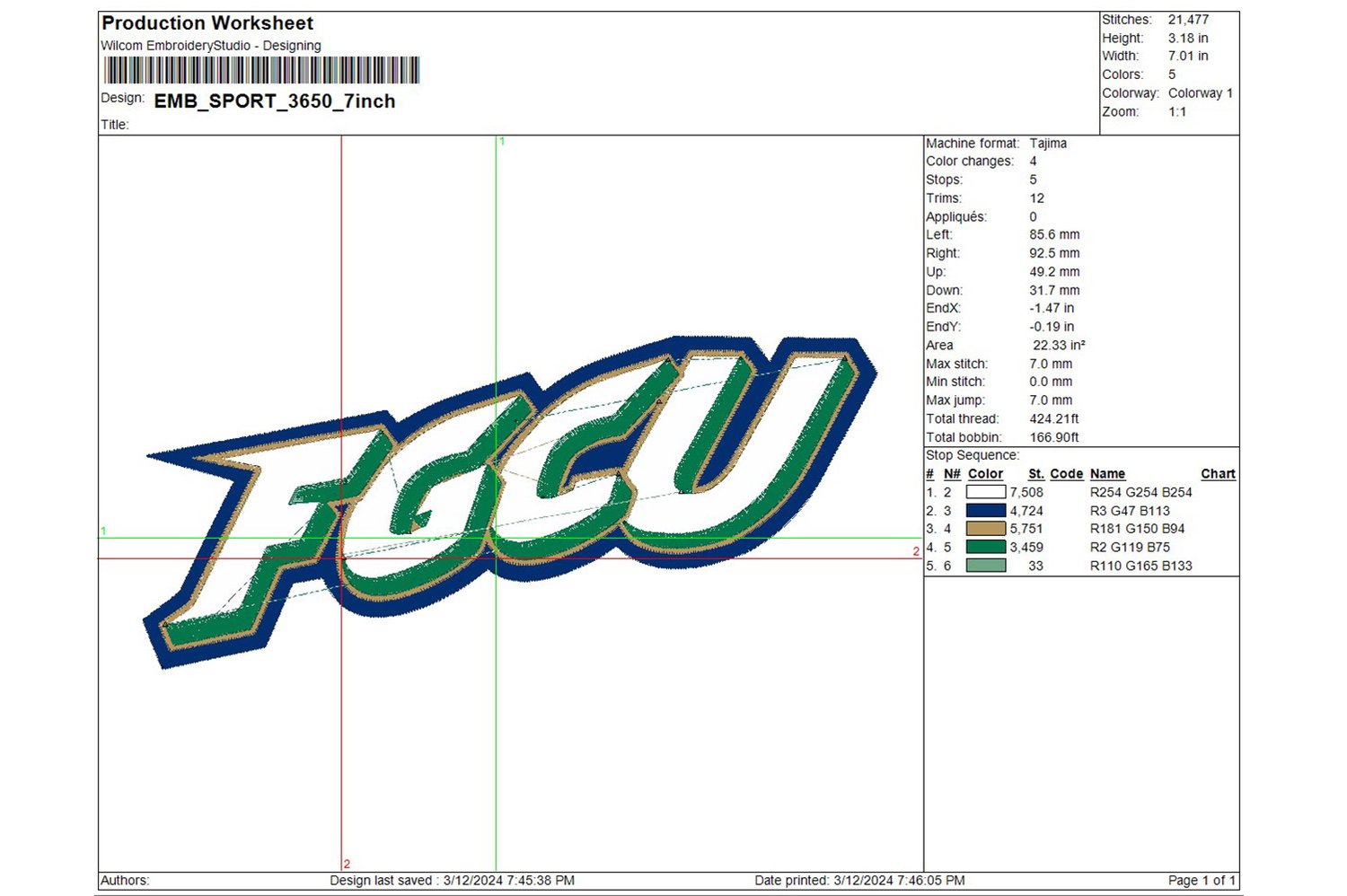 NCAA Florida Gulf Coast Eagles Logo Embroidery Files, NCAA FGCU Team ...