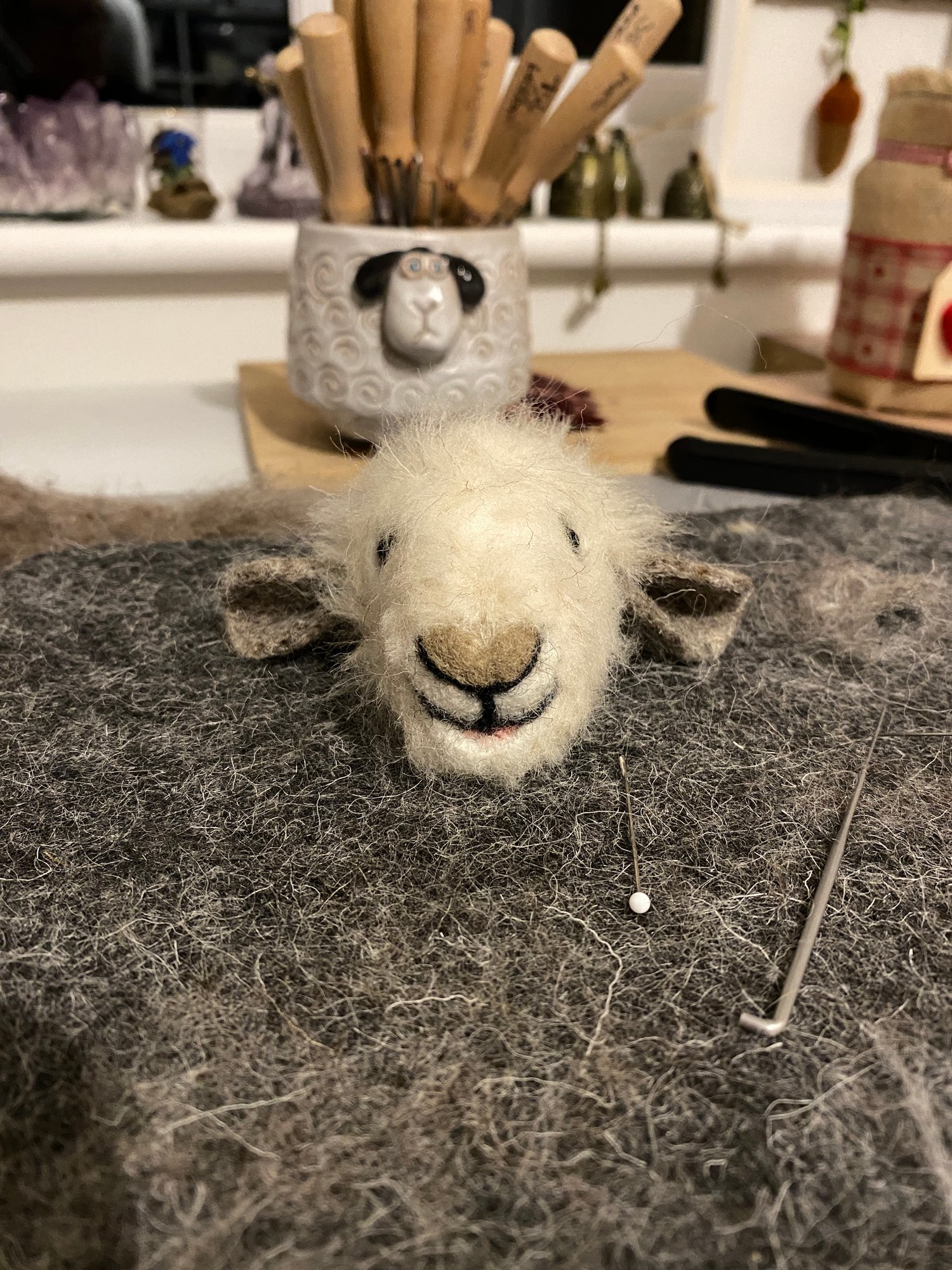 NEEDLE FELTED SHEEP