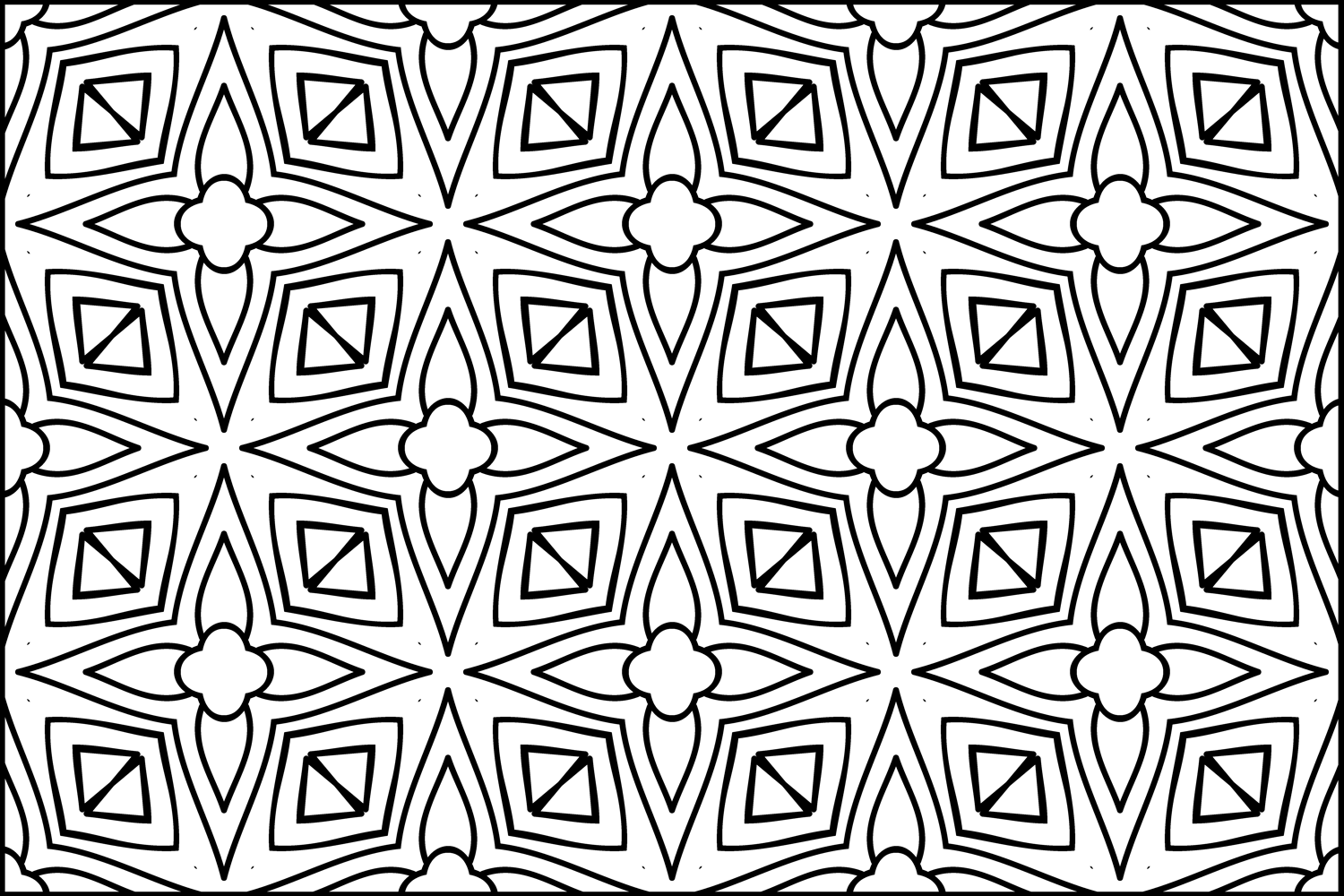 Pattern Mania #2 Coloring Book - DIGITAL VERSION - Payhip
