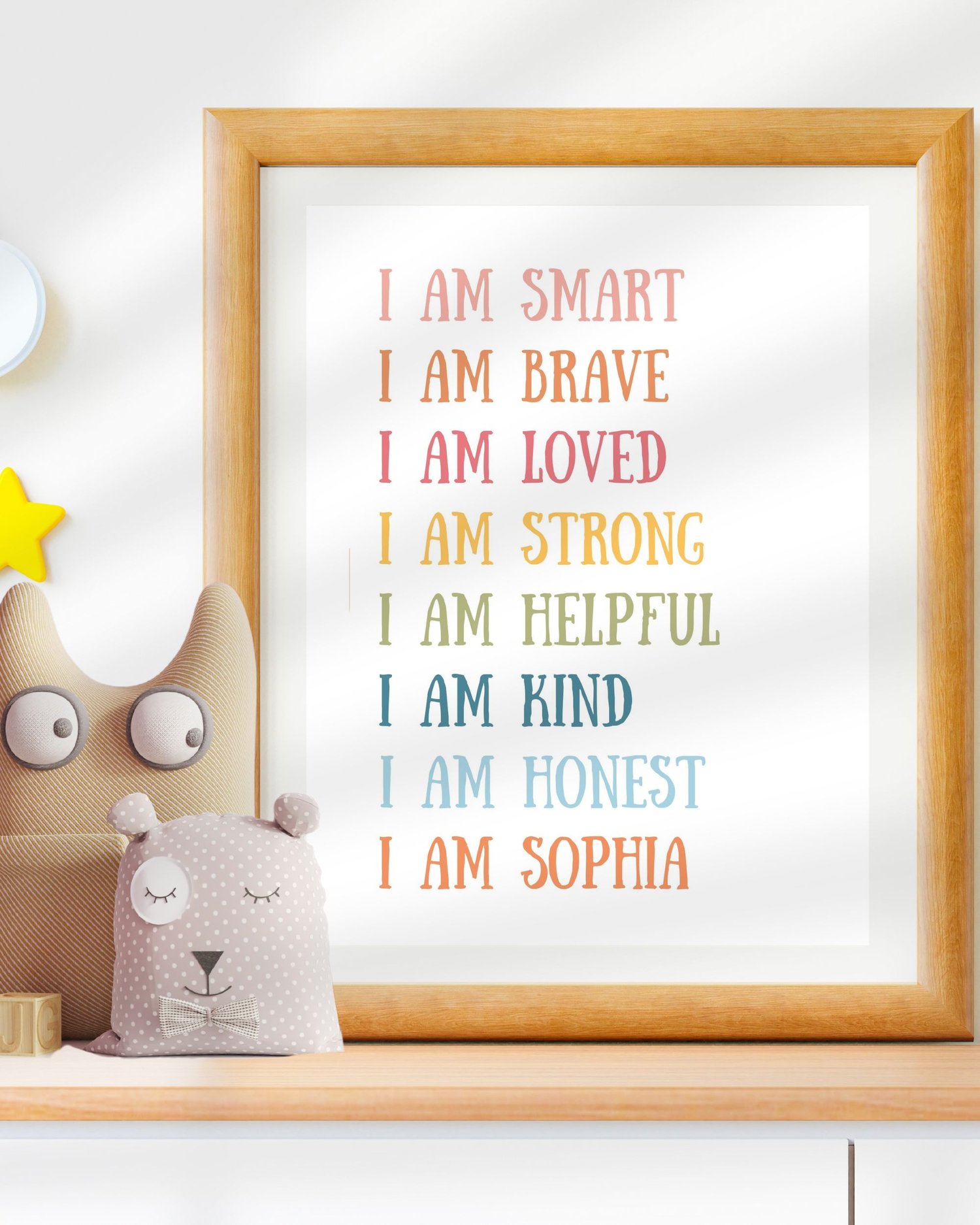 Affirmations for Kids, Classroom Posters, I Am Affirmations, Playroom ...