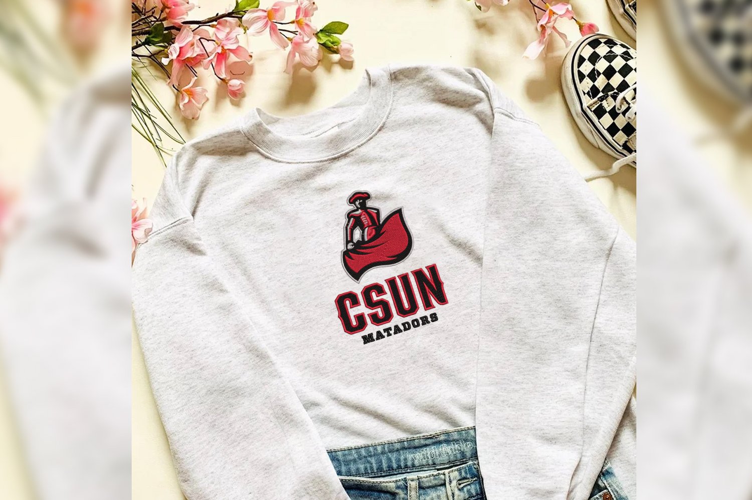 Cal State Northridge Matadors CSUN Word Logo Emb Files, NCAA Cal State ...
