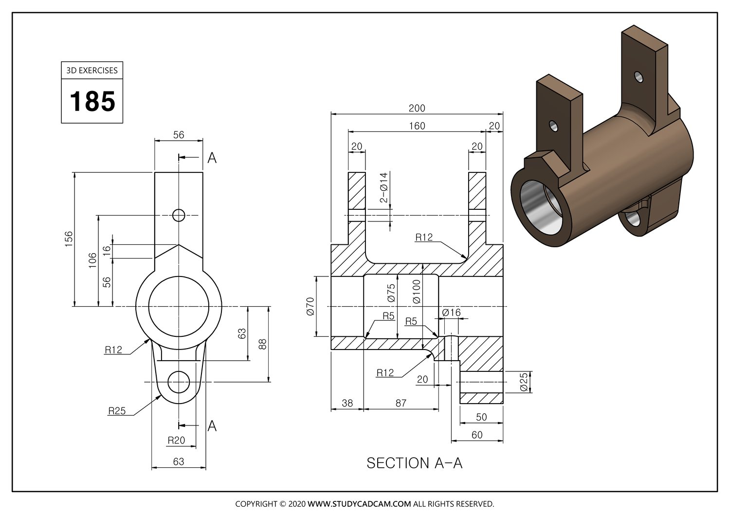 STUDYCADCAM 3D MODELING EXERCISES 185 (PDF) - Payhip