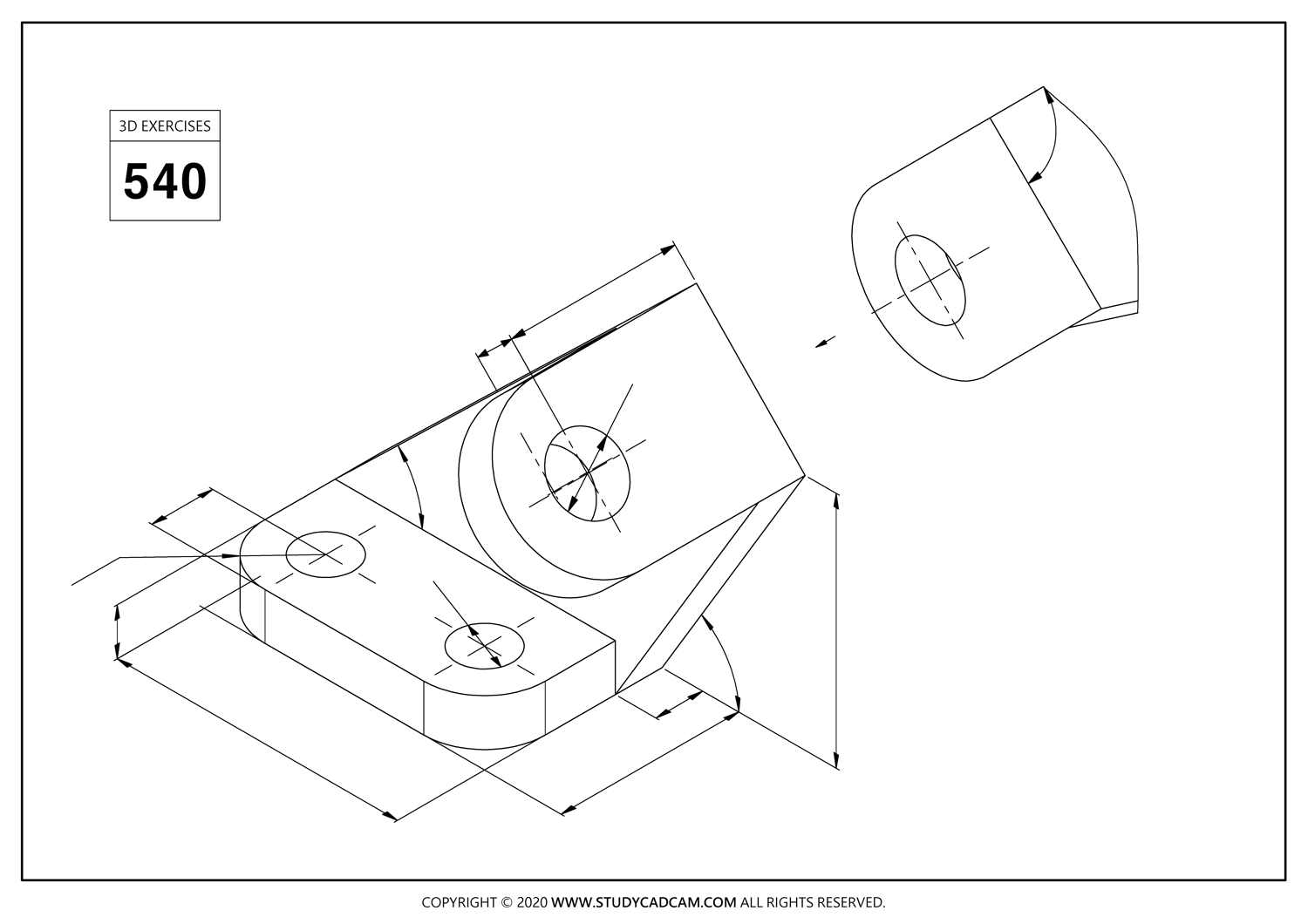 STUDYCADCAM 3D MODELING EXERCISES 540 (PDF) - Payhip
