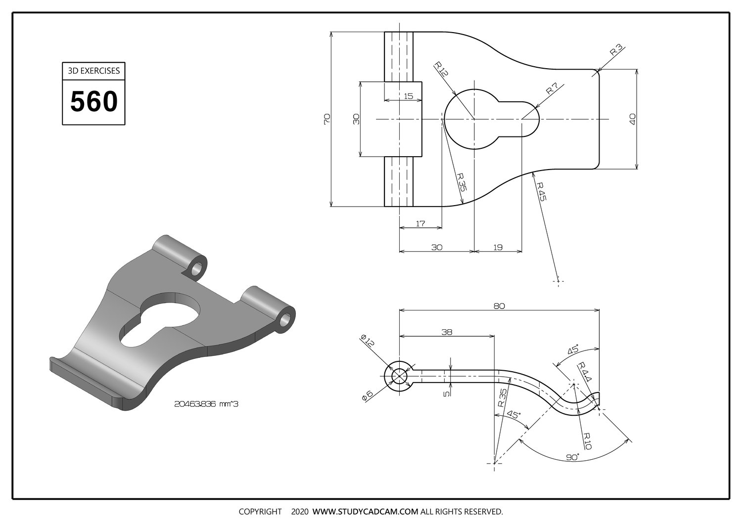 STUDYCADCAM 3D MODELING EXERCISES 560 (PDF) - Payhip