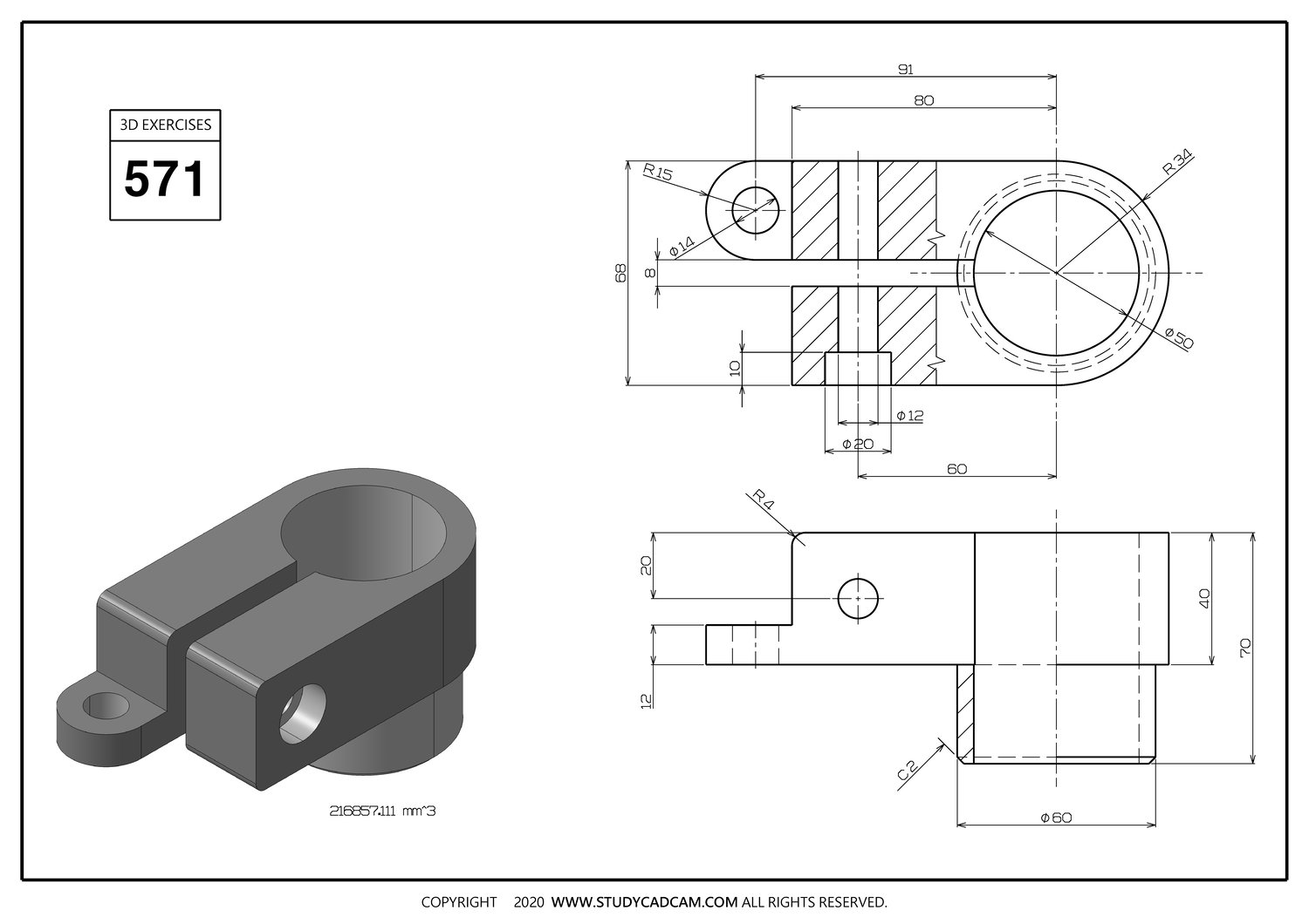 STUDYCADCAM 3D MODELING EXERCISES 571 (PDF) - Payhip