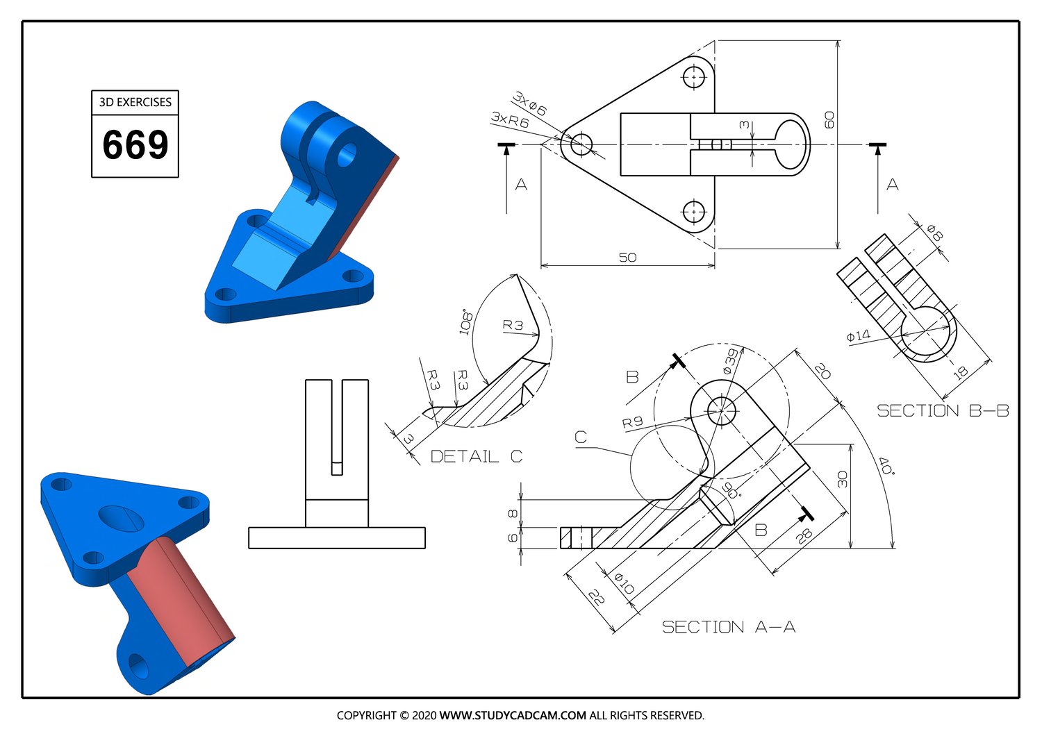 STUDYCADCAM 3D MODELING EXERCISES 669 (PDF) - Payhip