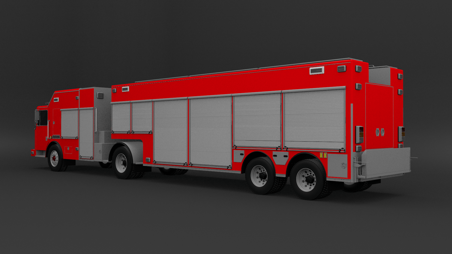 LACoFD Styled KME USAR truck