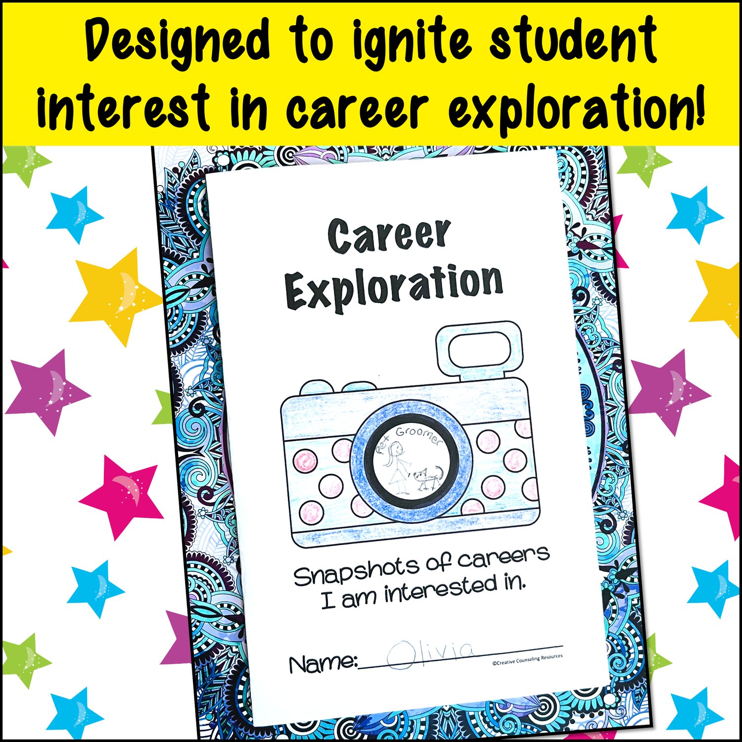 Career Day Exploration Awareness, Interest Research, Activity Booklet ...