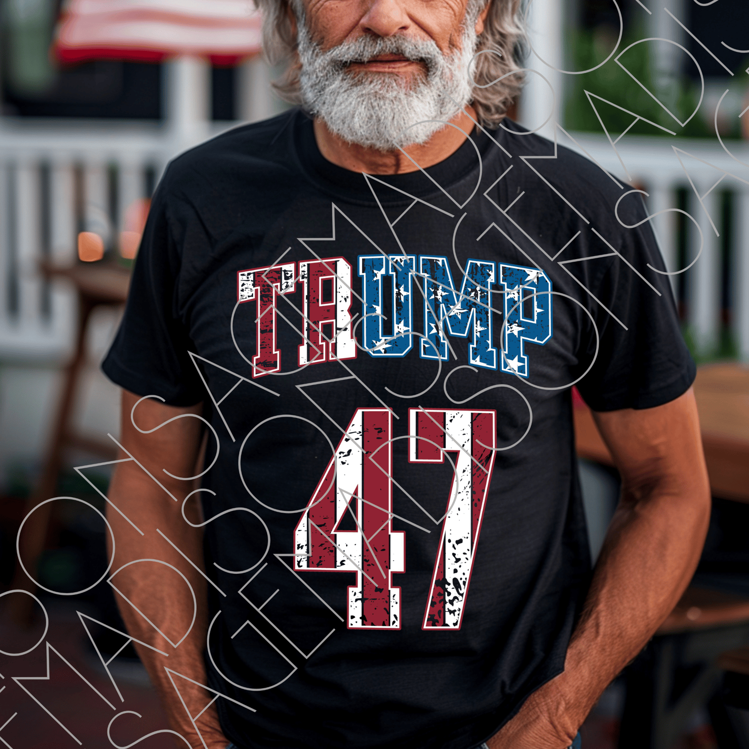 Trump Varsity PNG, Distressed Trump 47 Flag Republican Conservative Png ...