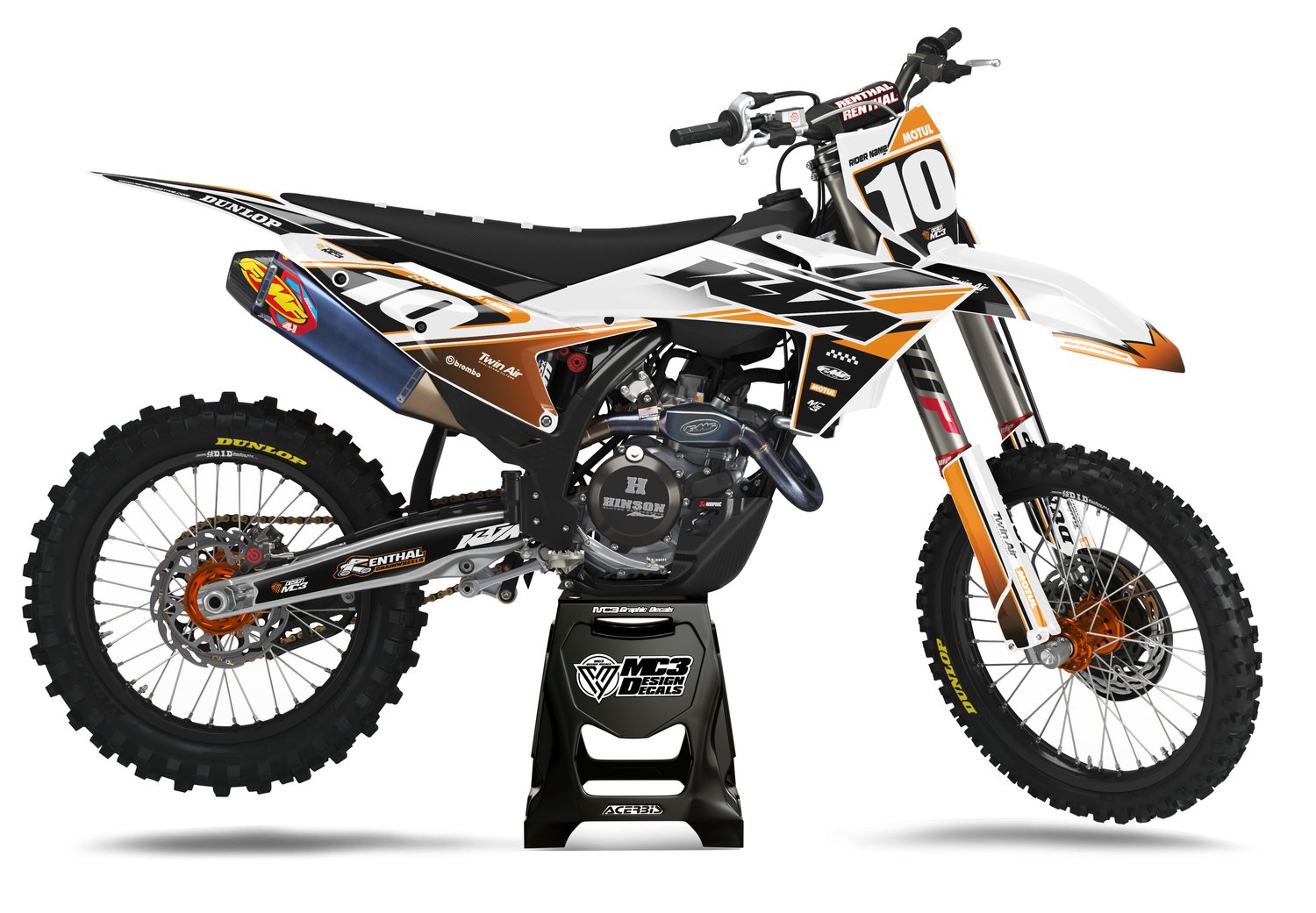KTM EXC 450 Graphic Kits: Designed for the Win!