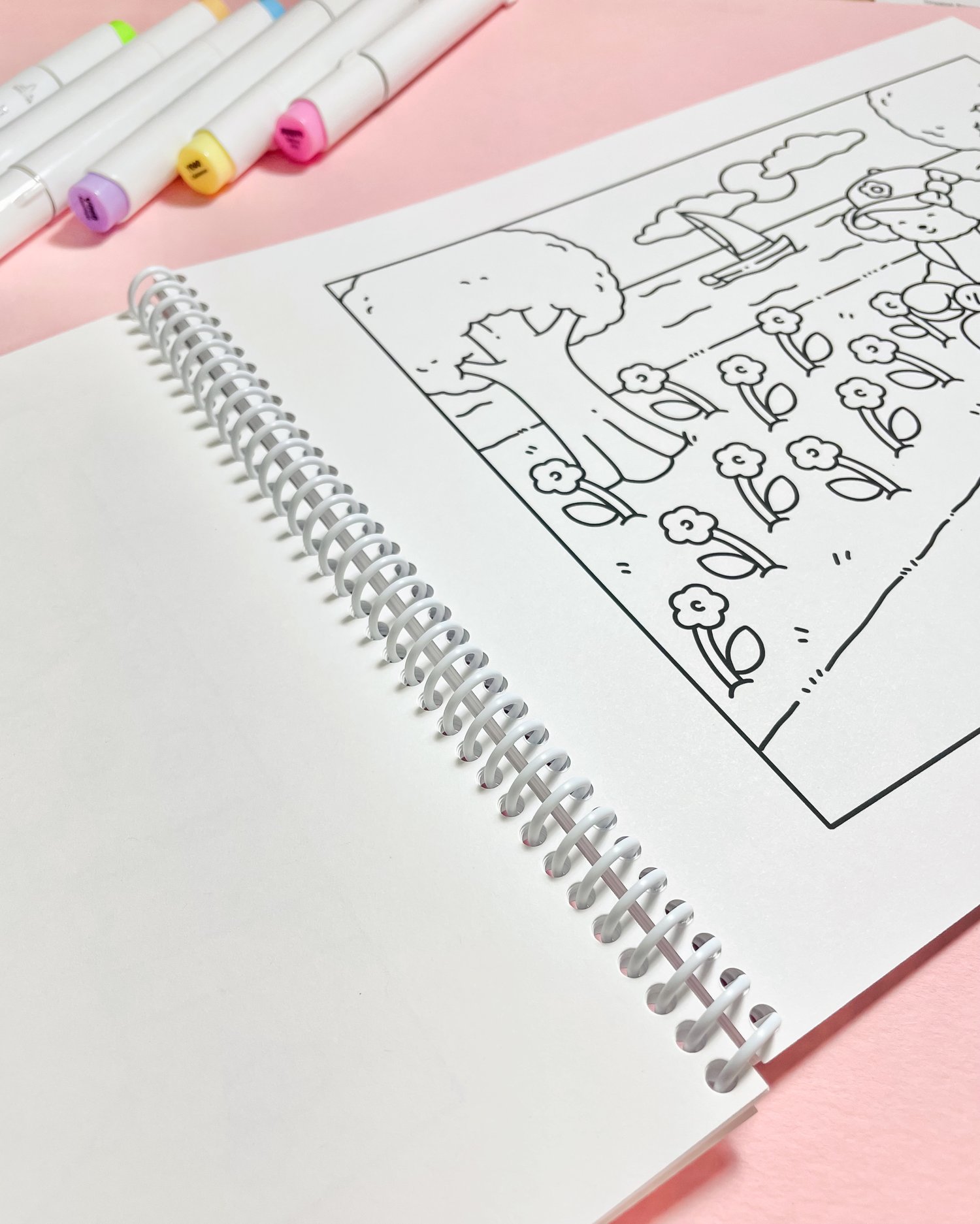 Pom Pom & Friends Coloring Book Volume 1 (PRE-ORDER 1 WEEK)