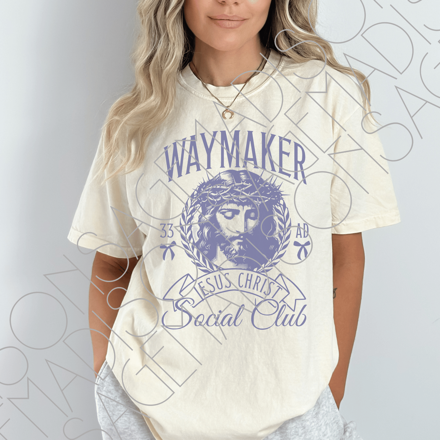 Waymaker Svg Aesthetic Christianity Retro Jesus Sublimation, Jesus ...