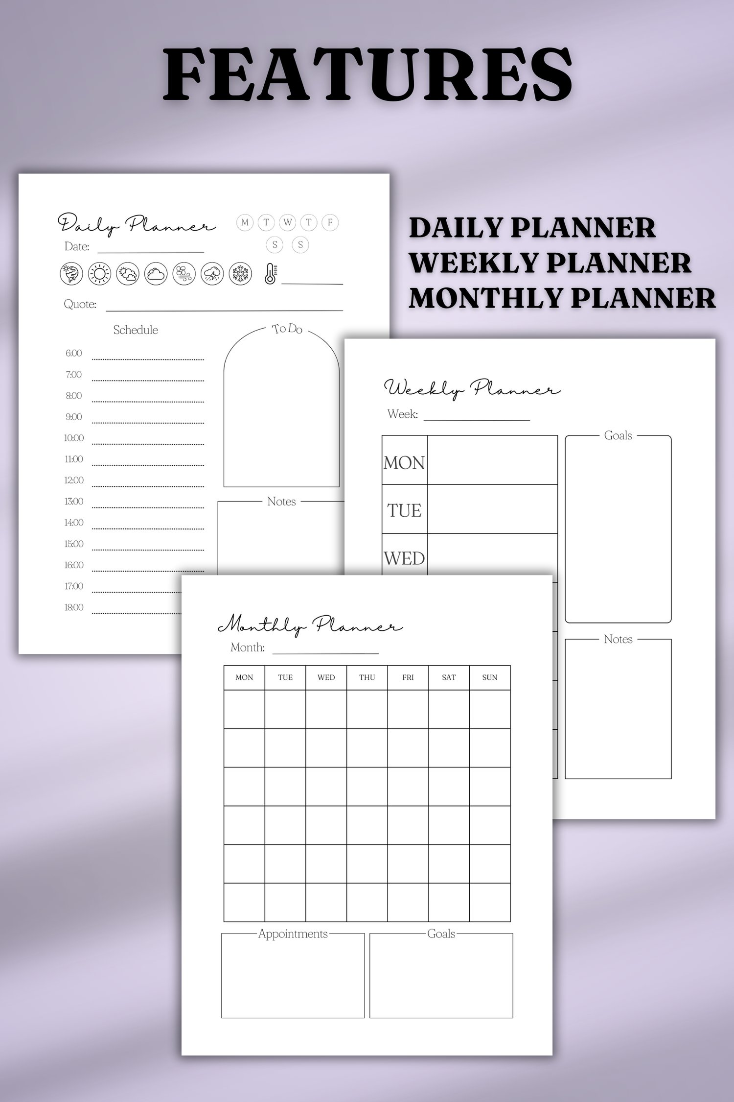 Basics Planner | 10 Pages | Printable - Payhip