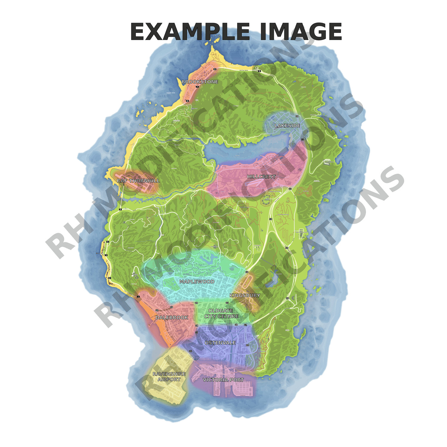 Custom Atlas Map - Payhip