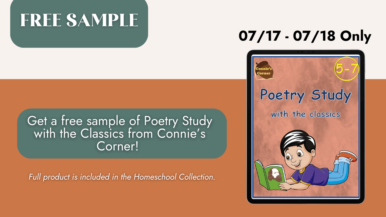 Poetry Study with the Classics from Connie’s Corner - Free Sample