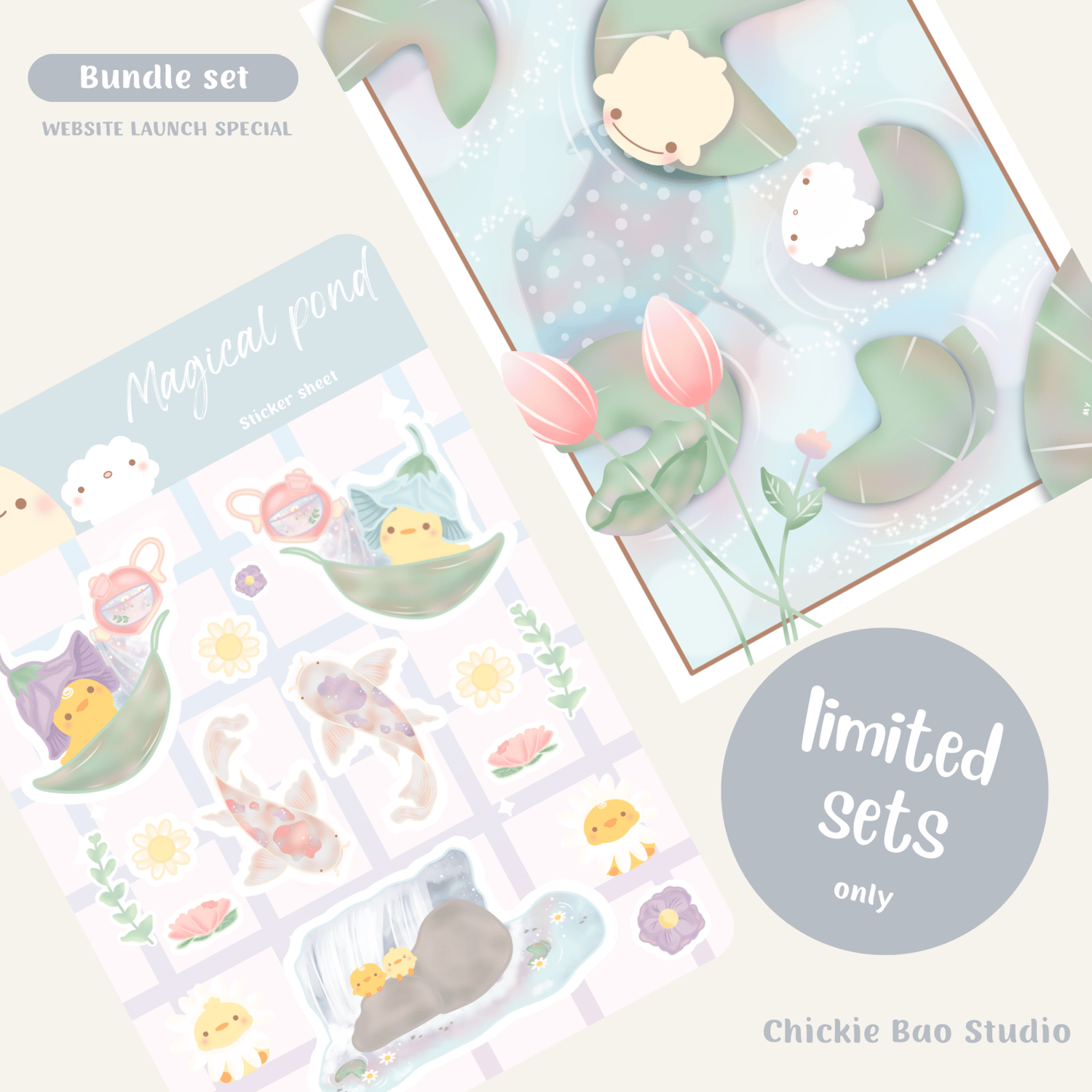 Magical pond - bundle set - Payhip