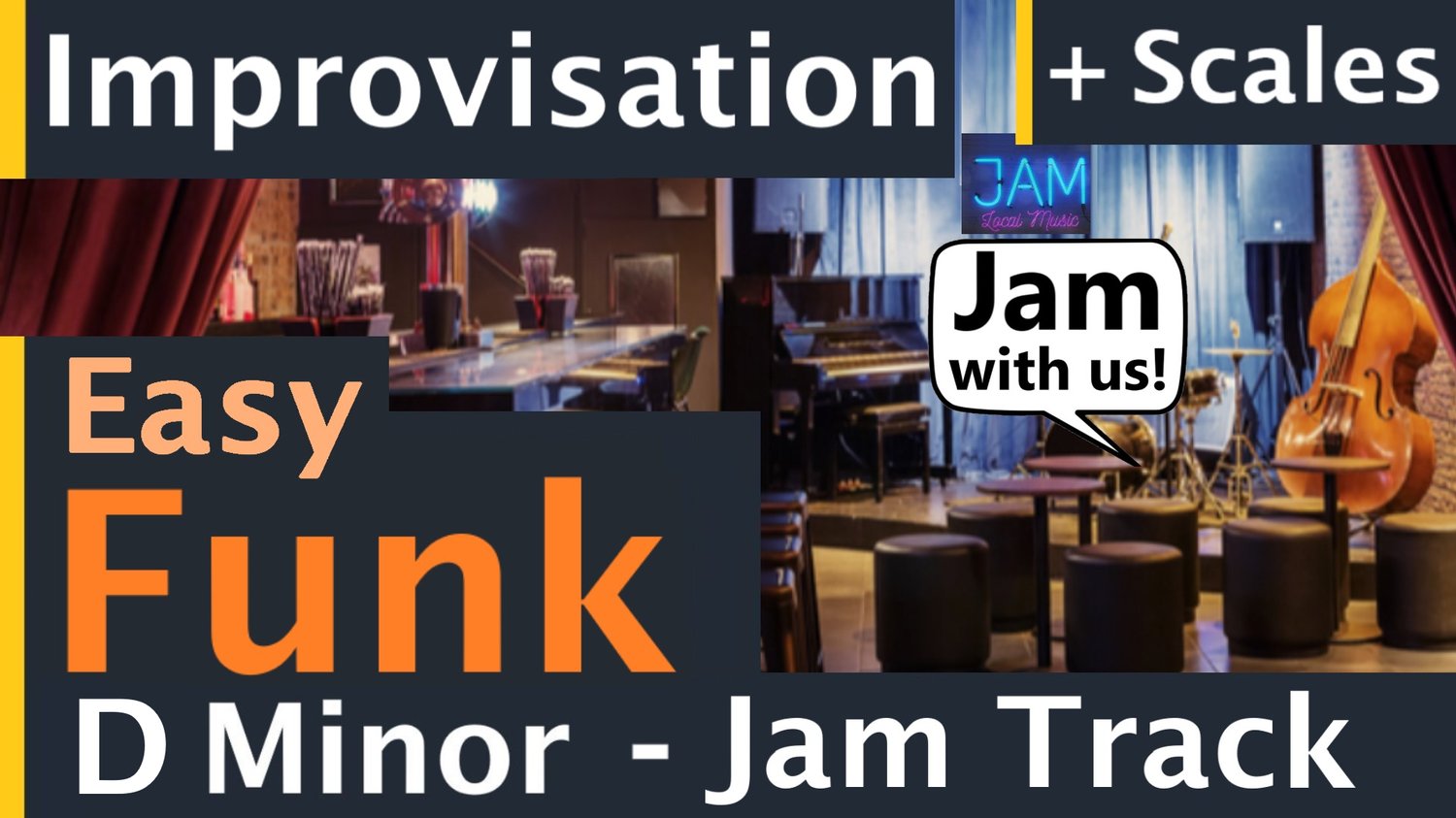 Easy Funk Jam D Minor - PDF & Backing Track - Payhip