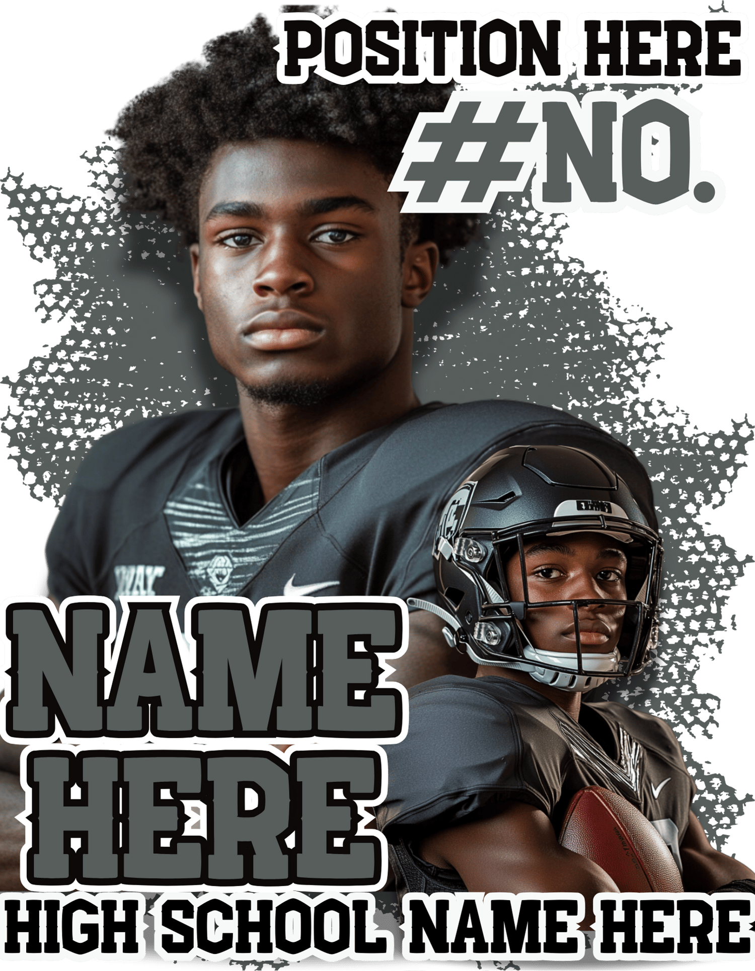 Grey Football Template - Payhip