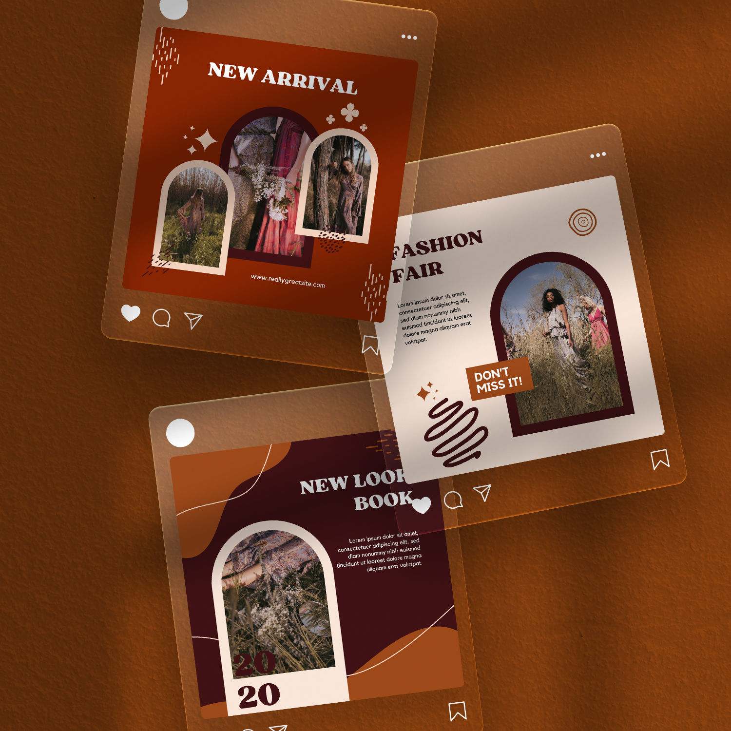 90 Boho Fashion Social Media Canva Templates - Payhip