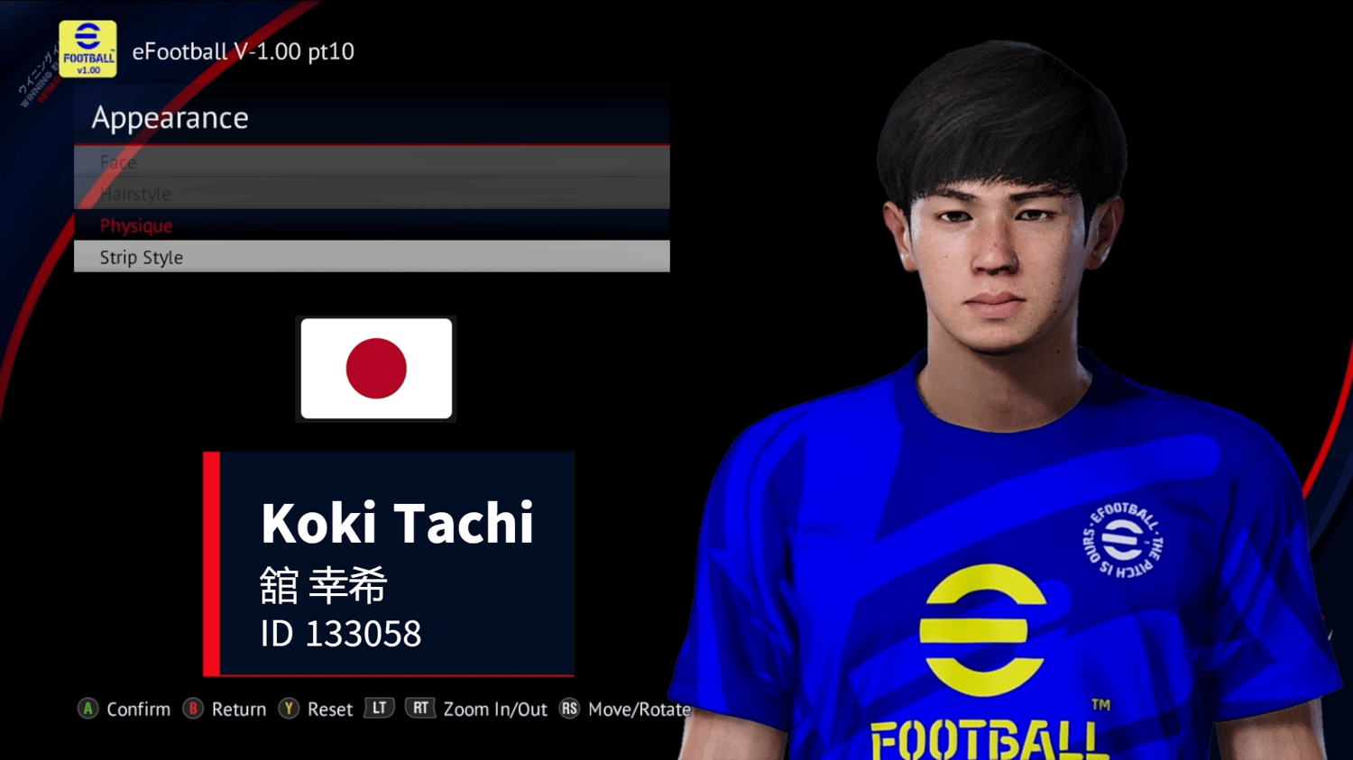 Koki Tachi • eFootball v1.00 - Payhip