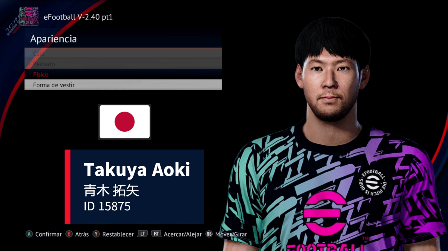 Takuya Aoki • eFootball v2.40 - Payhip