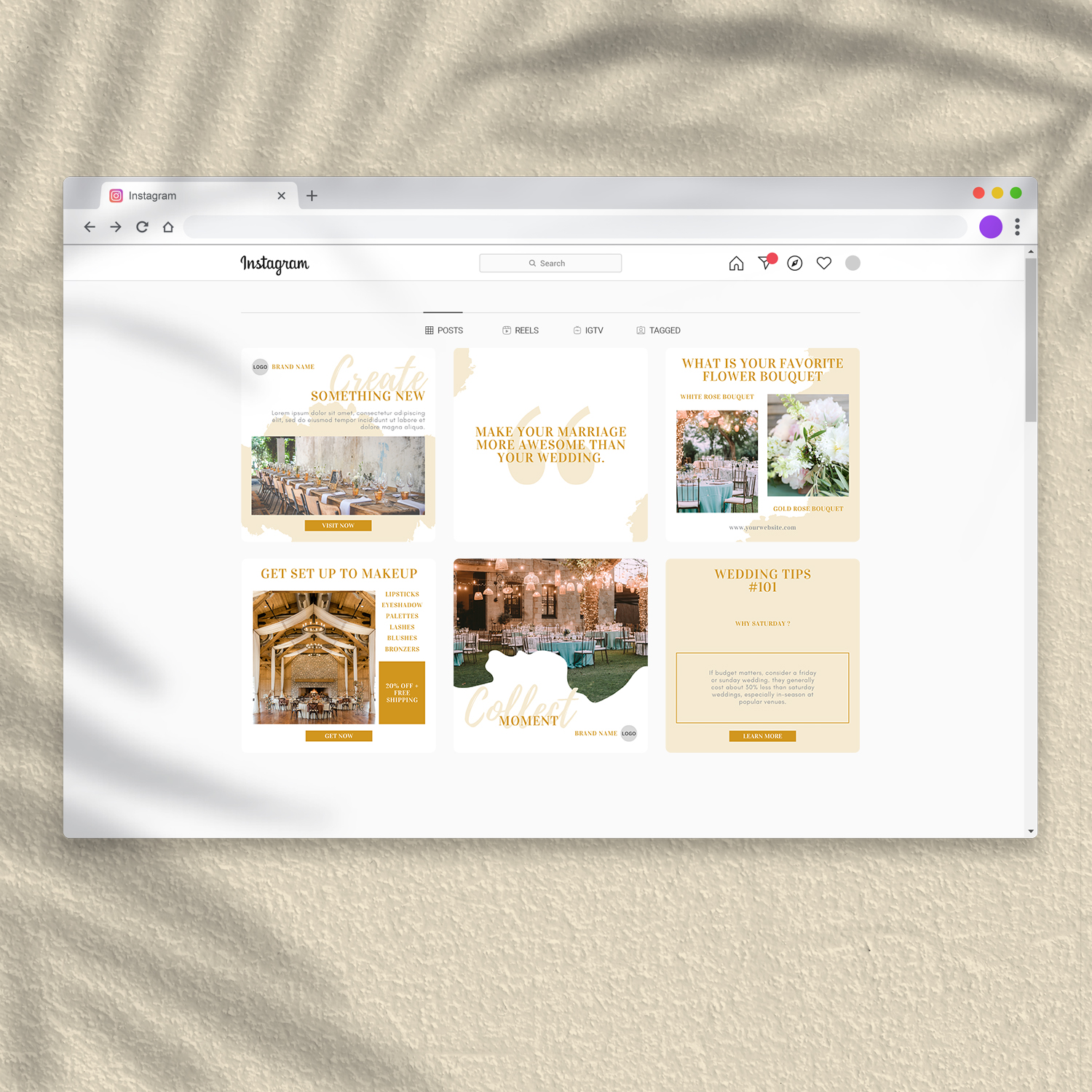 128 Rustic Wedding Organizer Social Media Canva Templates - Payhip