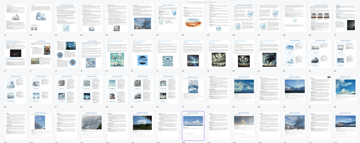 Clouds Unit Study For Very Curious Kids