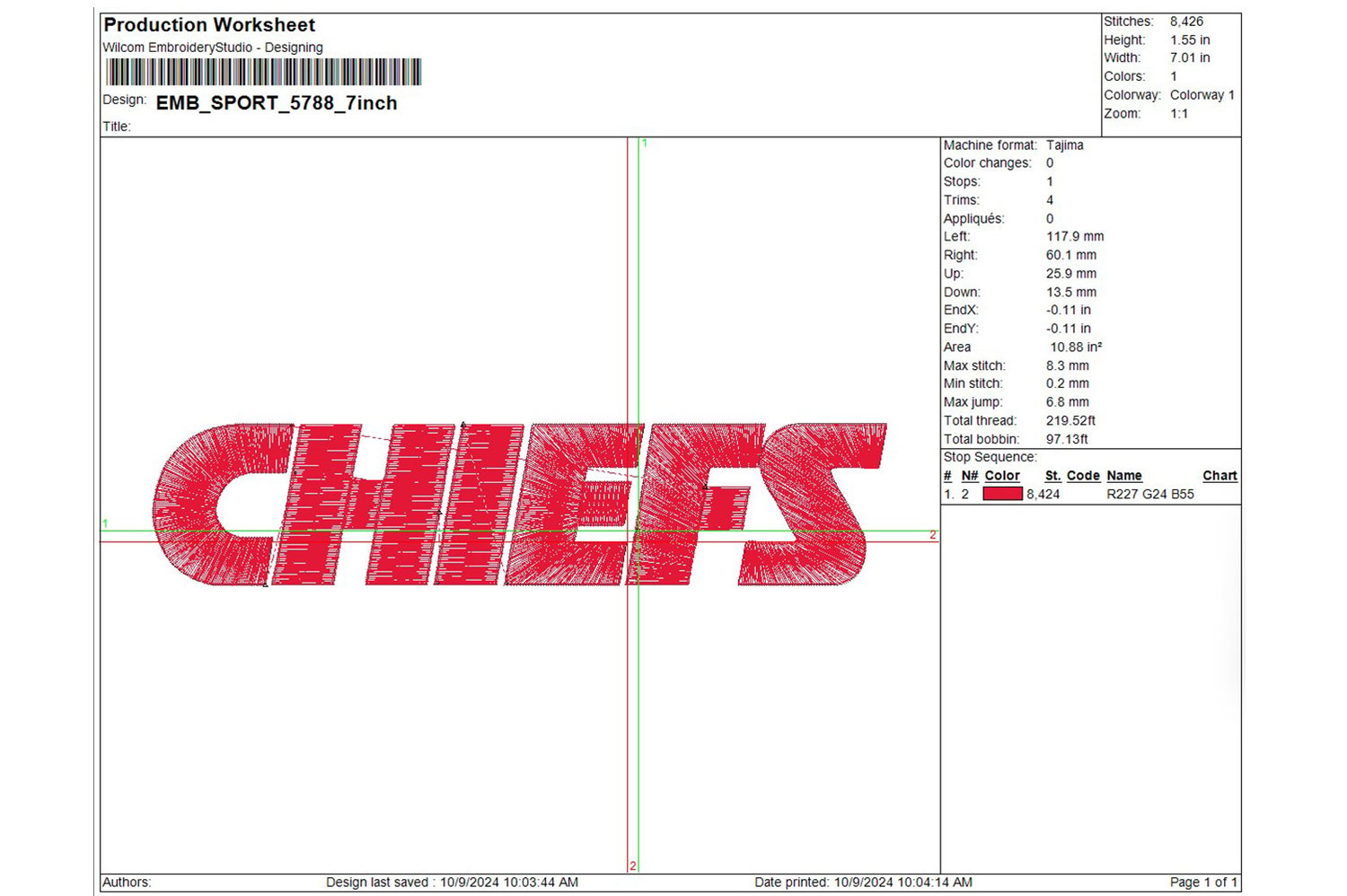 Kansas City Chiefs Wordmark Logo Embroidery Designs, NFL Chiefs , NFL ...