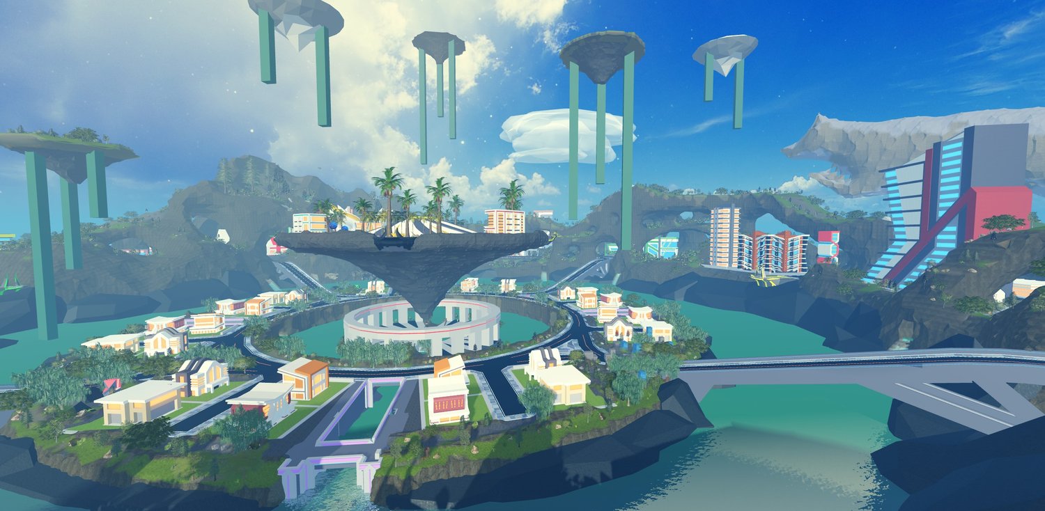 [ADVANCED] Futuristic Sci-Fi Lobby Roblox Map
