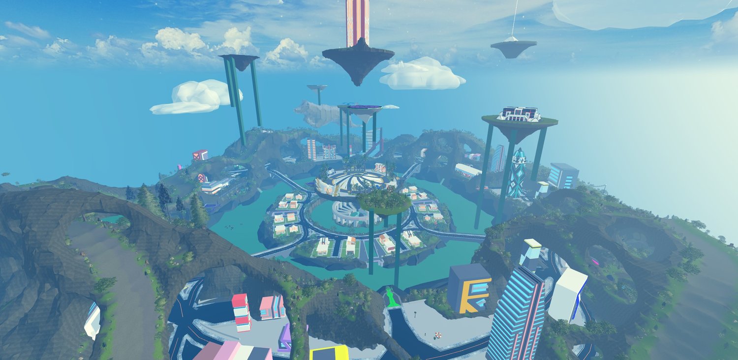 [ADVANCED] Futuristic Sci-Fi Lobby Roblox Map