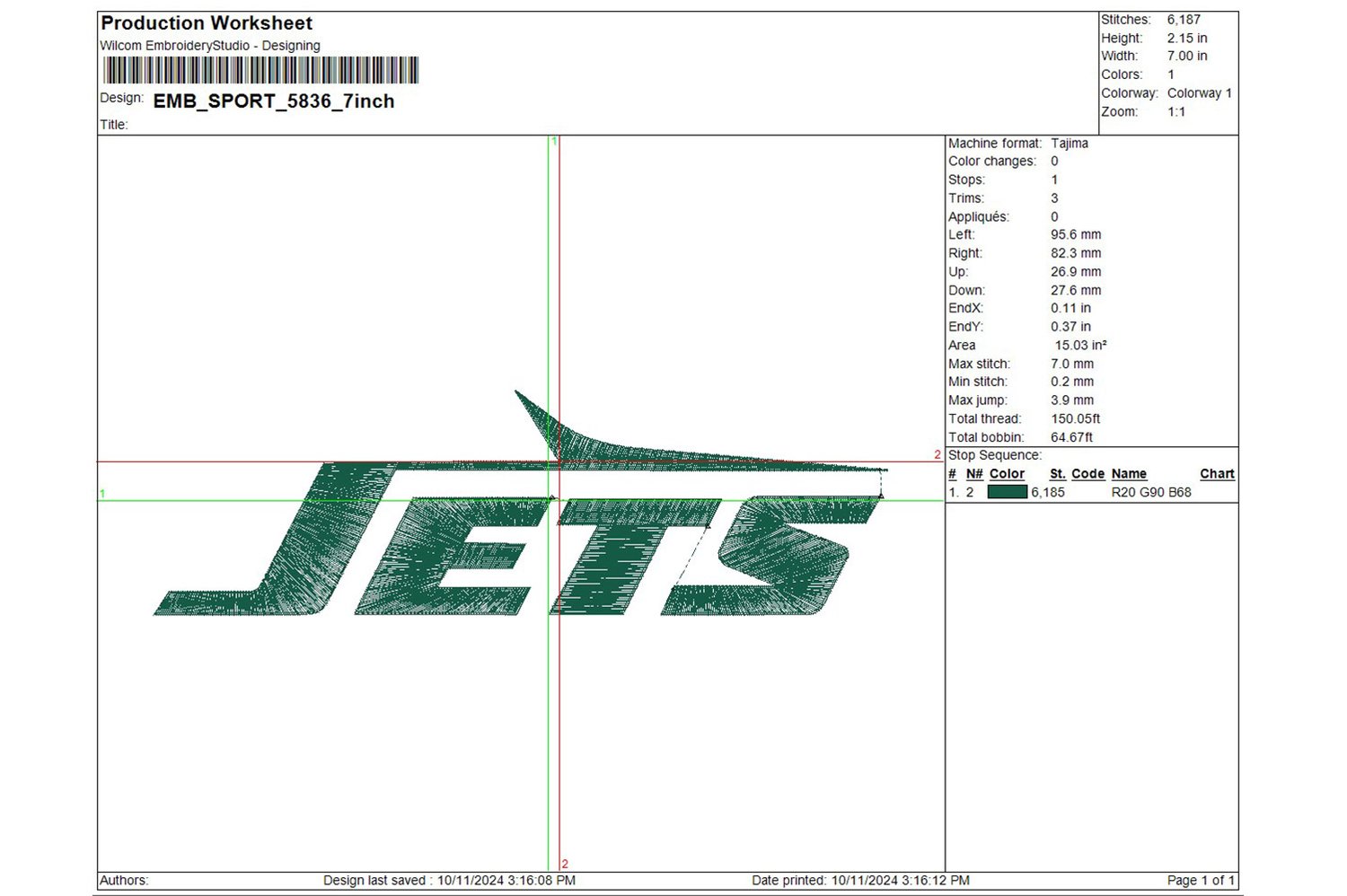 New York Jets Machine Logo Embroidery Designs, NFL Jets, NFL Logo ...