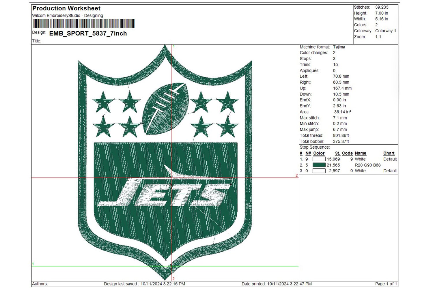 NFL New York Jets Machine Logo Embroidery Designs, NFL Jets, NFL Logo ...