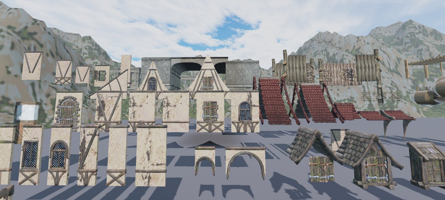 [LIMITED] Medieval Roblox Furniture & Interior Assets Props Pack