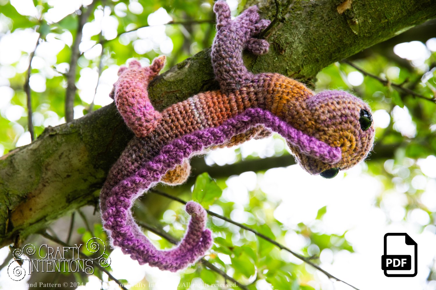 Medium Salamander Set 1 Crochet Pattern by Crafty Intentions ...