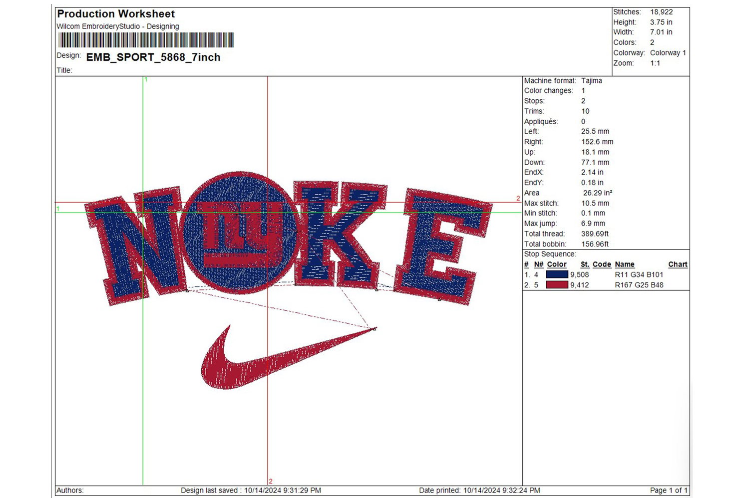 Ni.ke New York Giants Embroidery Designs, NFL Giants, NFL Logo ...