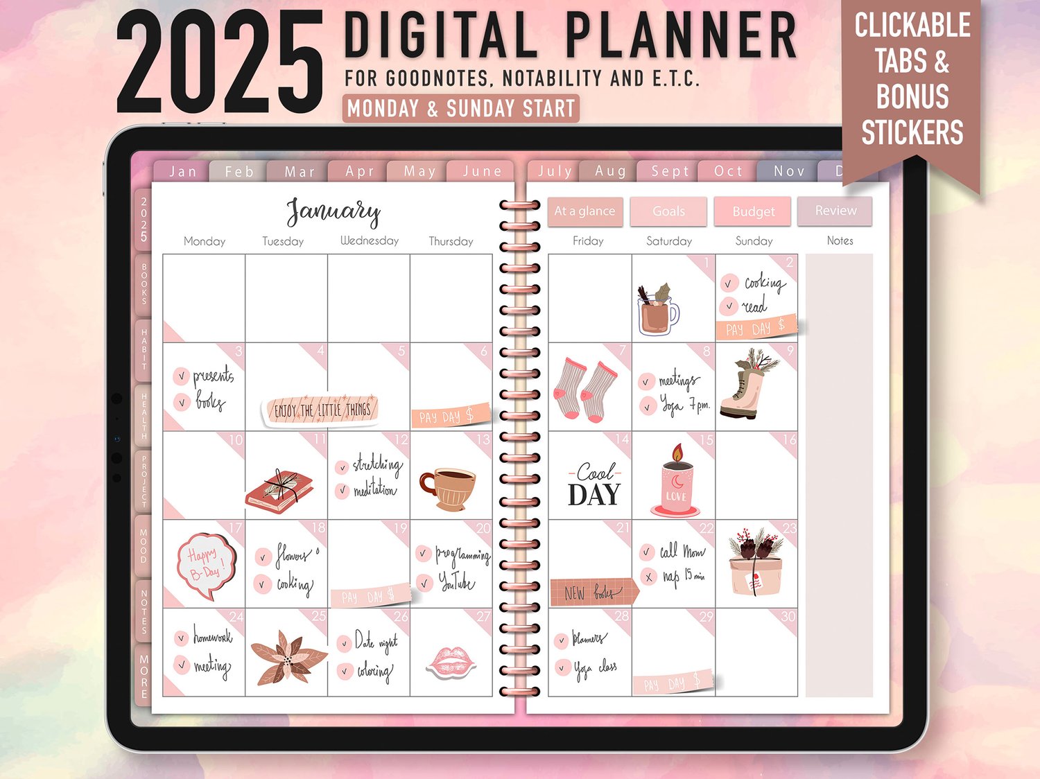 Free Goodnotes Digital Planner Goodnotes Notebook Free Digital Planner ...