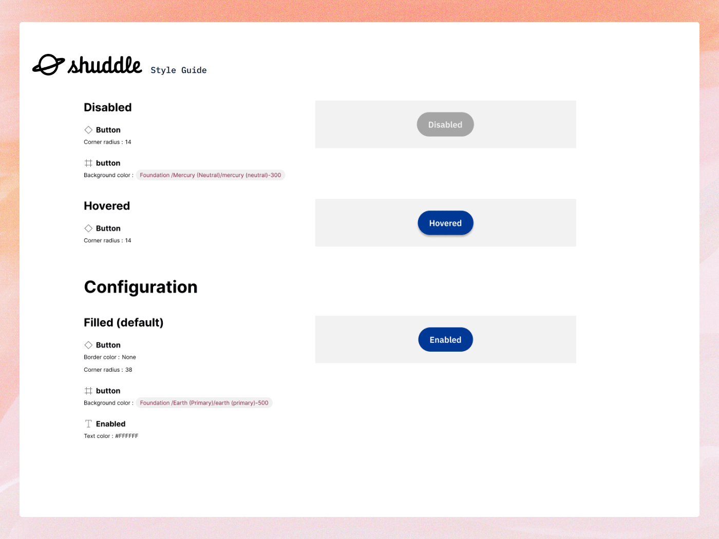 Shuddle Design System